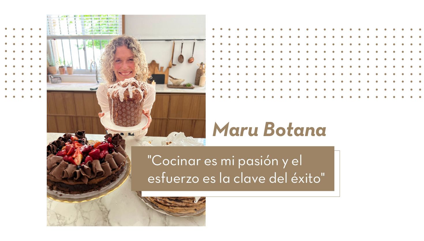 Maru Botana: "Cocinar es mi pasión y el esfuerzo es la clave del éxito ...